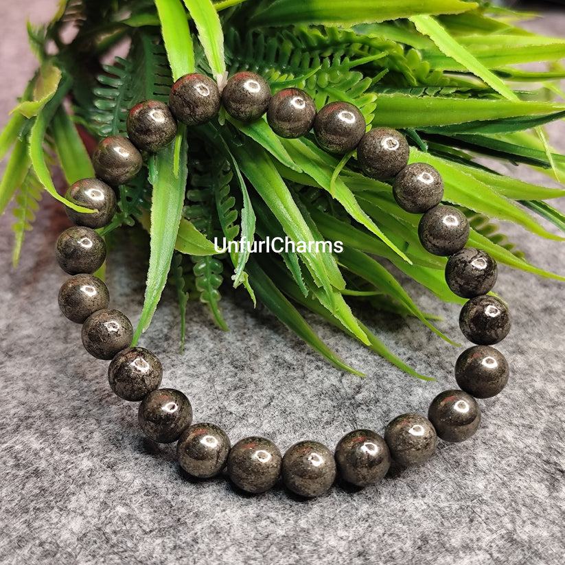 Natural Pyrite Bracelet - Attracts wealth – UnfurlCharms